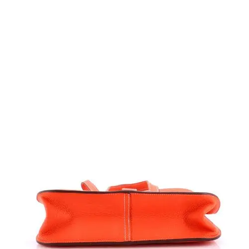 Hermès Halzan Bag Clemence 31 - Orange