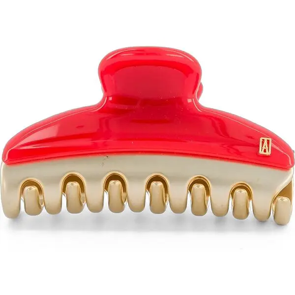 Alexandre De Paris Vendome Hair Claw Clip - Red