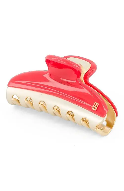 Alexandre De Paris Vendome Hair Claw Clip - Red