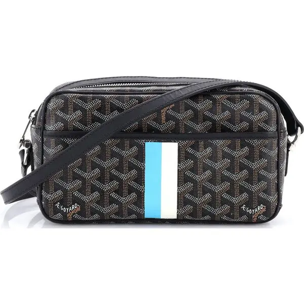 Goyard Cap Vert Bag Printed Coated Canvas - Black