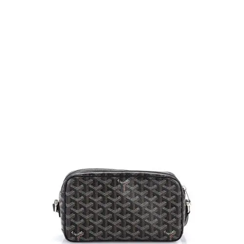 Goyard Cap Vert Bag Printed Coated Canvas - Black