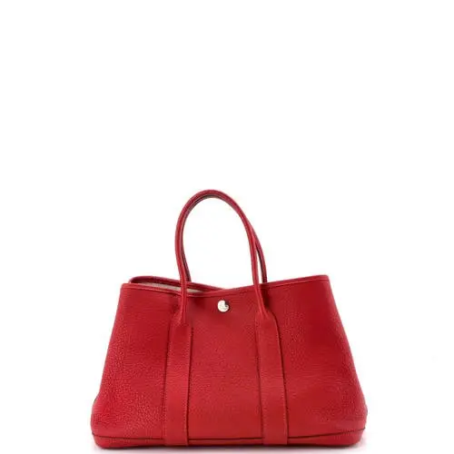 Hermès Garden Party Tote Leather 30 - Red