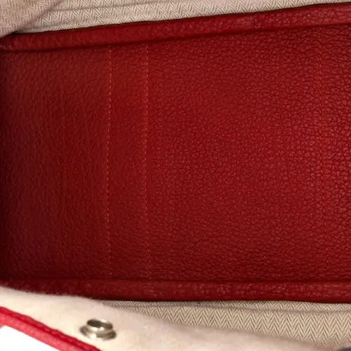 Hermès Garden Party Tote Leather 30 - Red