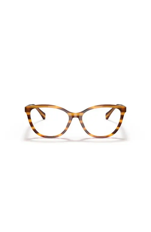 Ralph Lauren Cat Eye Acetate Full Rim Eyeglasses - Tortoise