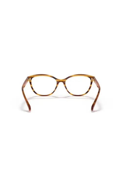 Ralph Lauren Cat Eye Acetate Full Rim Eyeglasses - Tortoise