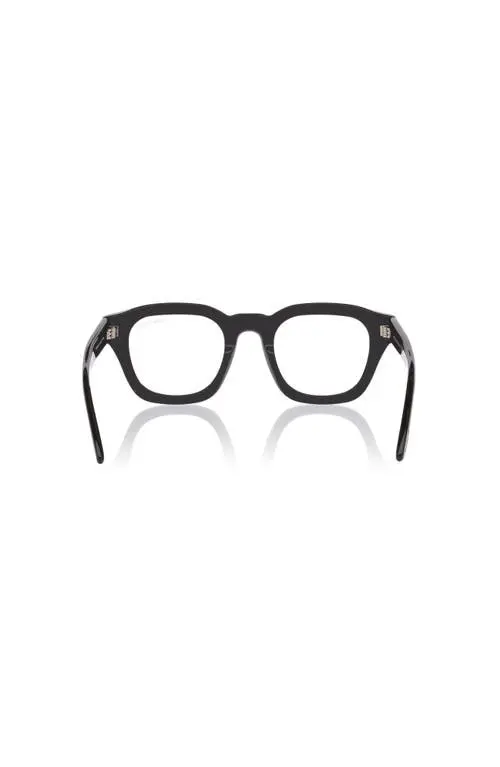 TOM FORD Square Frame Tortoiseshell Eyeglasses - Black