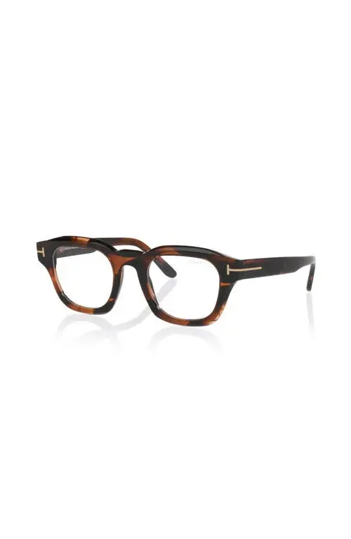 TOM FORD Square Optical Glasses - Tortoise