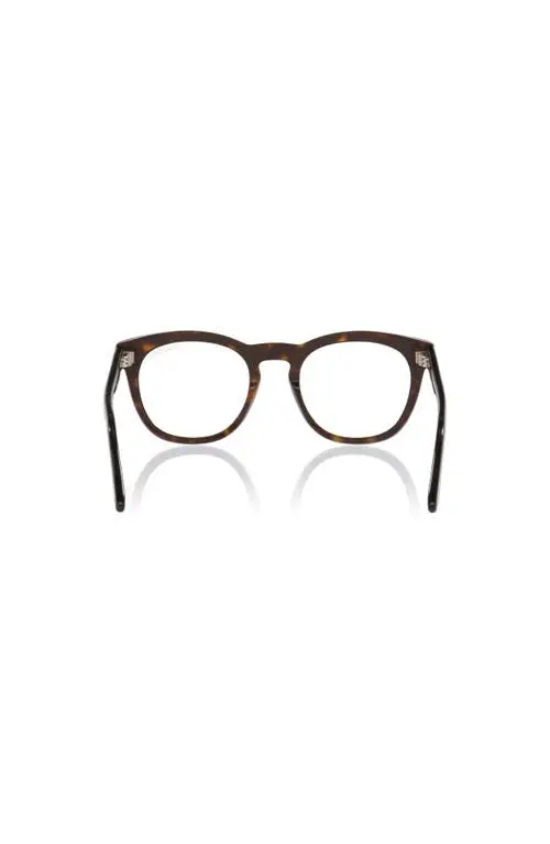 TOM FORD Round Frame Eyeglasses - Tortoise