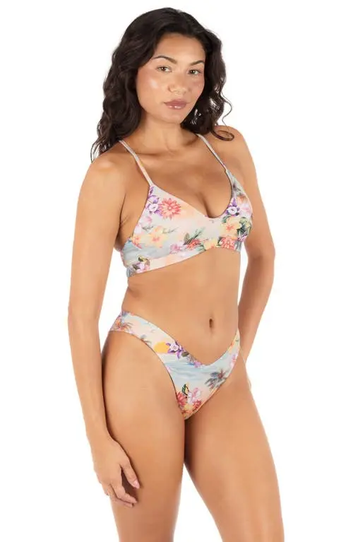 Hurley Scenic Sunset V-front Skimpy Bikini Bottoms