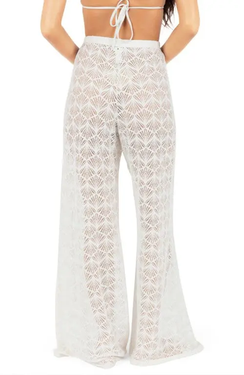 Hurley Open Stitch Wide Leg Cover-up Pants
