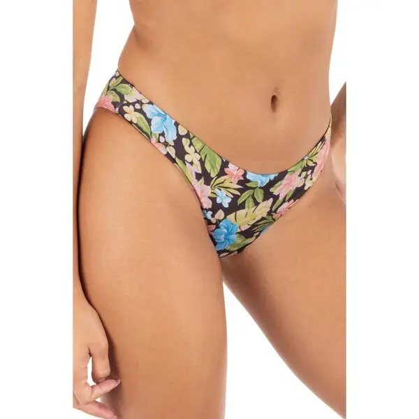 Hurley Miami Garden Reversible Bikini Bottoms - Mole