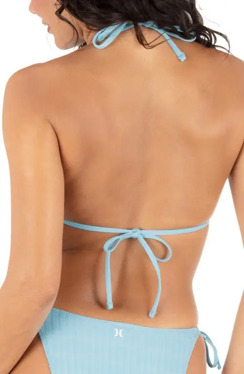 Hurley Wide Rib Triangle Bikini Top - Pool Days