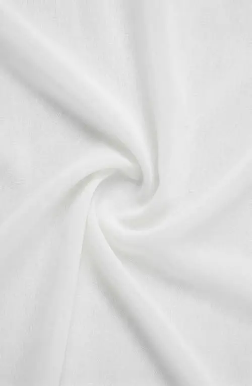 MODENAIRE Draped Sweetheart Chiffon Camisole Top