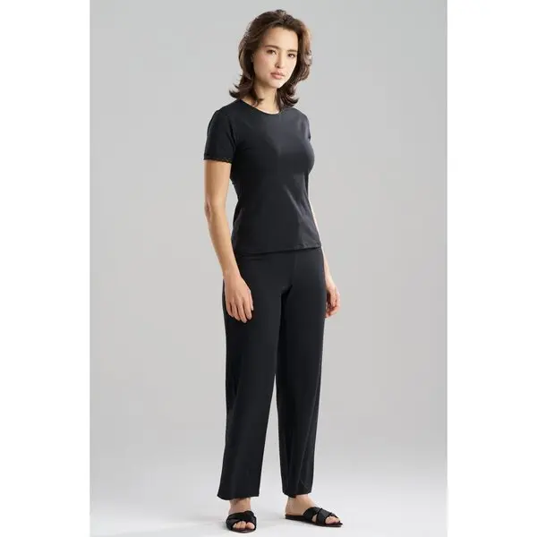Natori True Bliss T-shirt Pj Set - Black