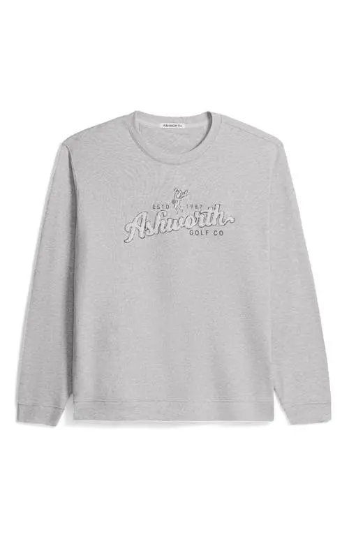 ASHWORTH GOLF Co. Soft Crewneck Sweatshirt