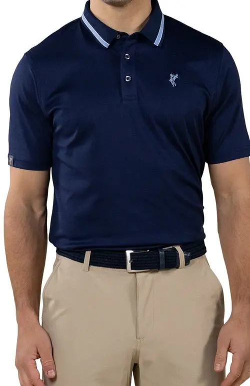 ASHWORTH GOLF The Golfman Polo - Driver Navy/chambray