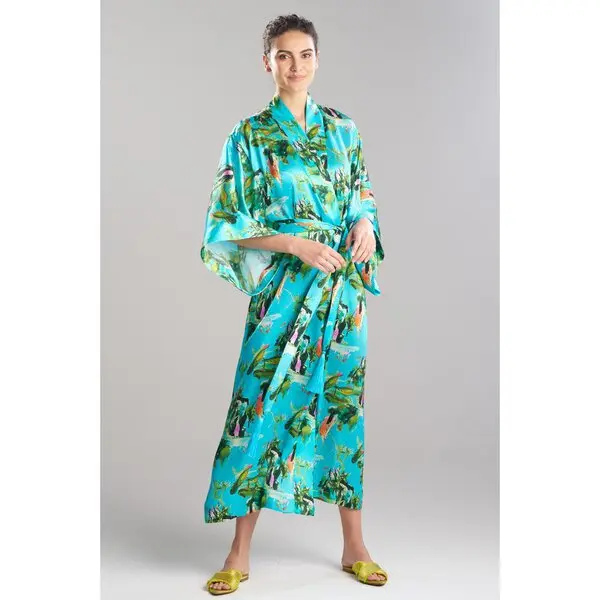 Natori Bali Robe - Azure