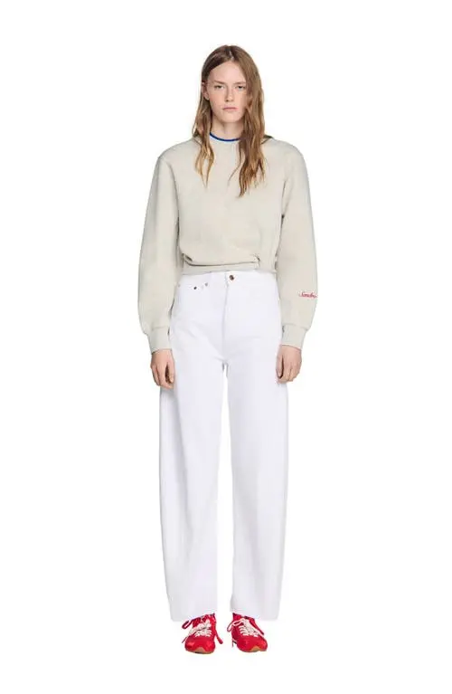 Sandro Barrel Jeans