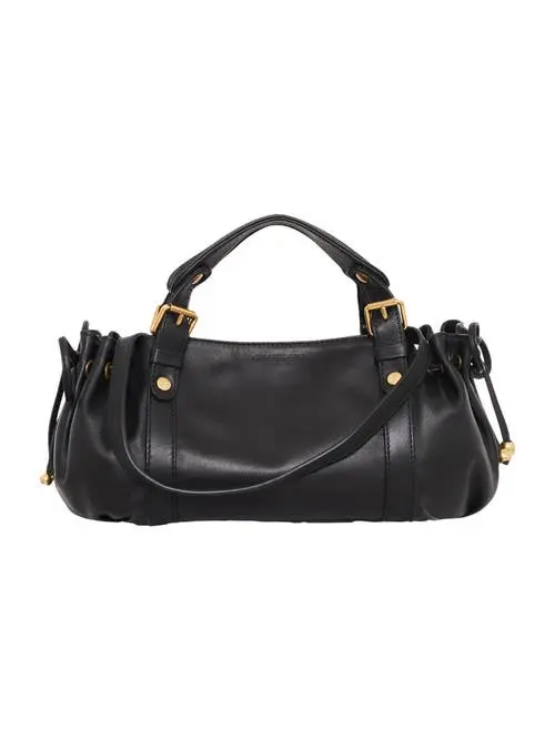 Gerard Darel Leather Shoulder Bag - Black