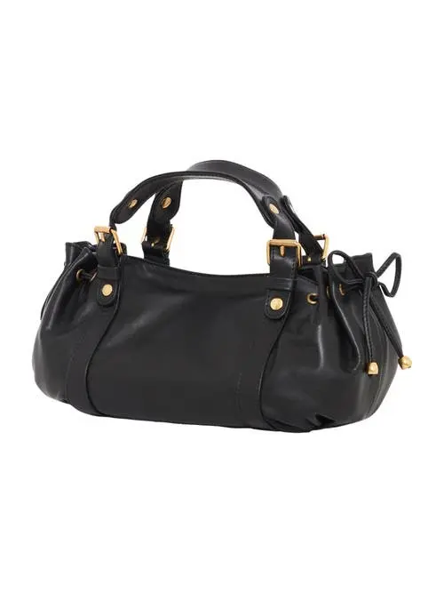 Gerard Darel Leather Shoulder Bag - Black