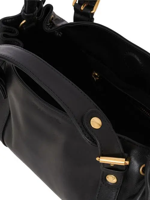 Gerard Darel Leather Shoulder Bag - Black