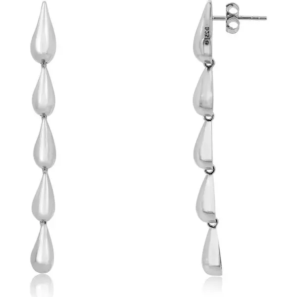 THE LOVERY FINE JEWELRY Teardrop Dangle Earrings - Sterling Silver