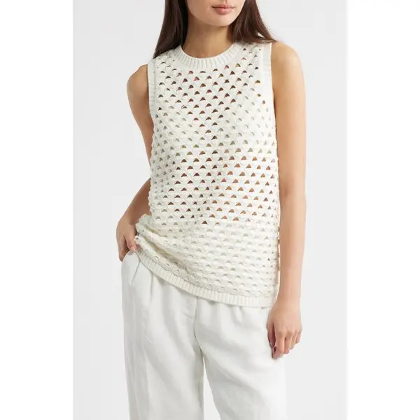 ALIGNE Jeanie Open Stitch Sweater Tank