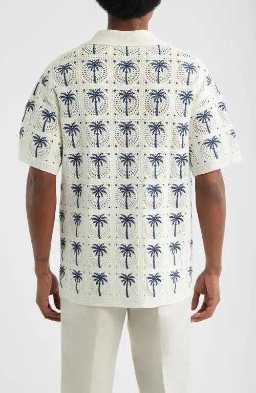 MAVRANS Palm Beach Crochet Polo