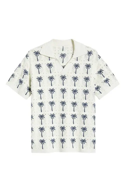MAVRANS Palm Beach Crochet Polo