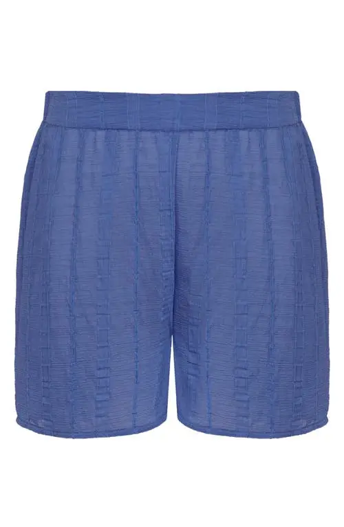 VIX PAULA HERMANNY Yana Crinkled Cover-up Shorts