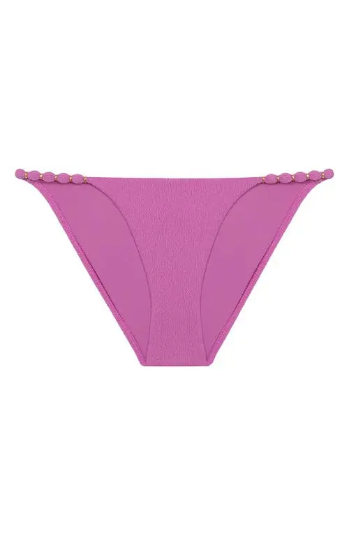 VIX PAULA HERMANNY Beaded Bikini Bottoms - Pink