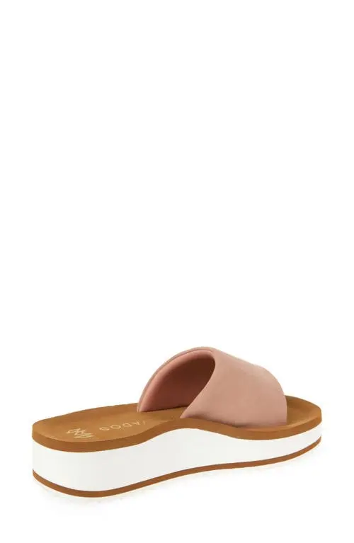 MALVADOS Gwen Platform Slide Sandal - Dusk