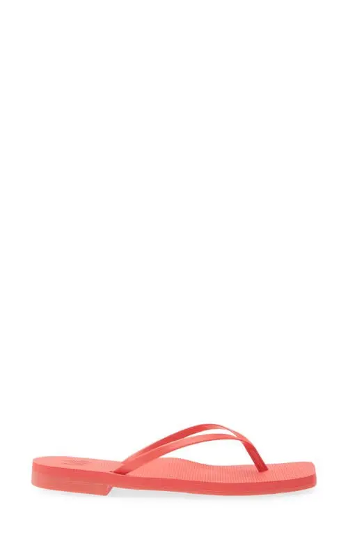 MALVADOS Lola Square Toe Flip Flop - Rouge