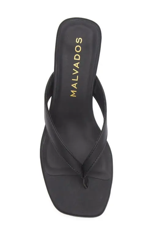 MALVADOS Lbk Kitten Heel Thong Sandal