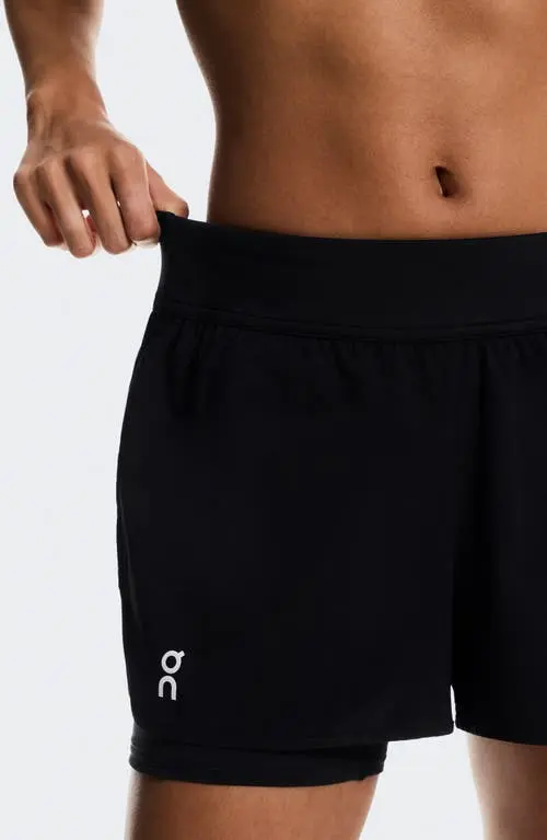 On Court 3-inch 2-in-1 Shorts - Black
