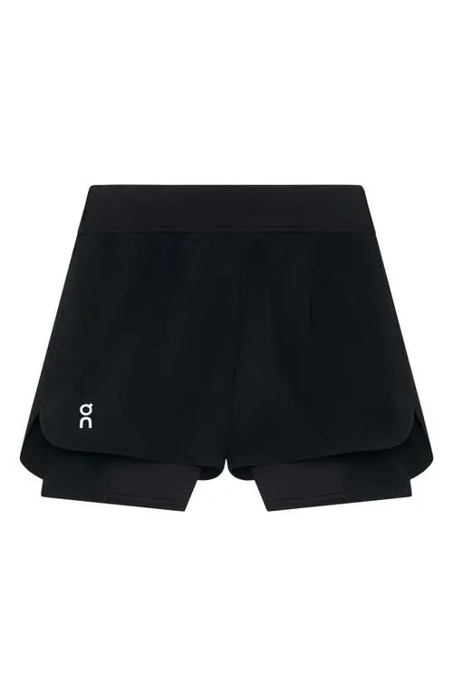 On Court 3-inch 2-in-1 Shorts - Black