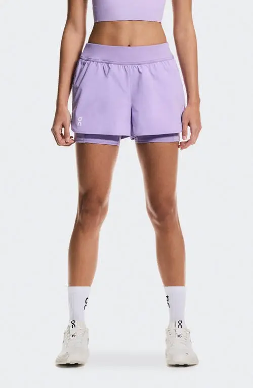 On Court 3-inch 2-in-1 Shorts - Bloom