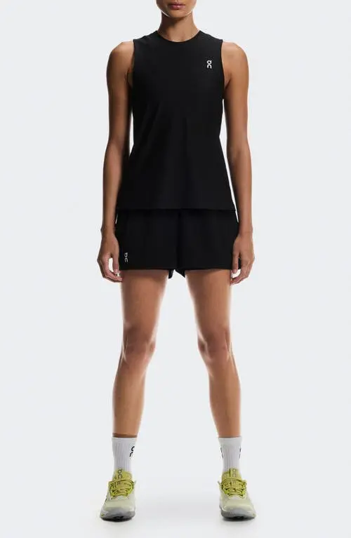 On Court Performance Tennis Tank - Black