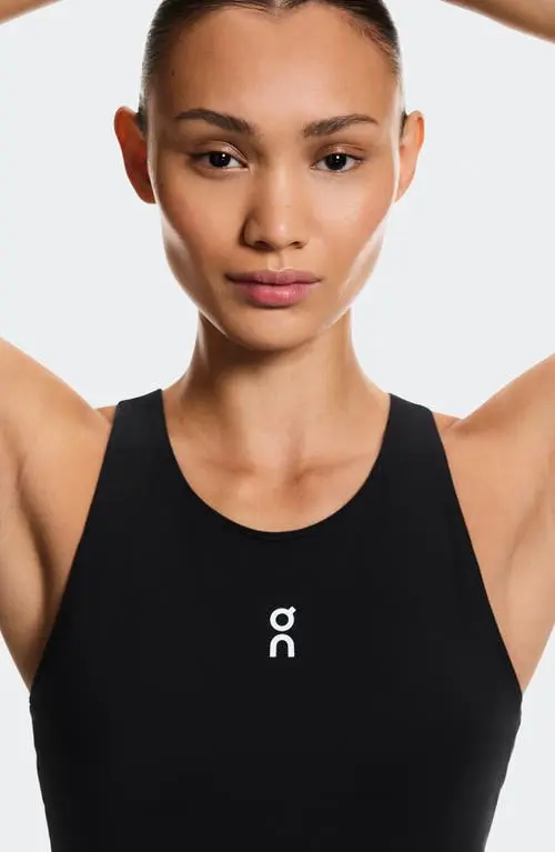 On Performance Dress With Side Slit - Black