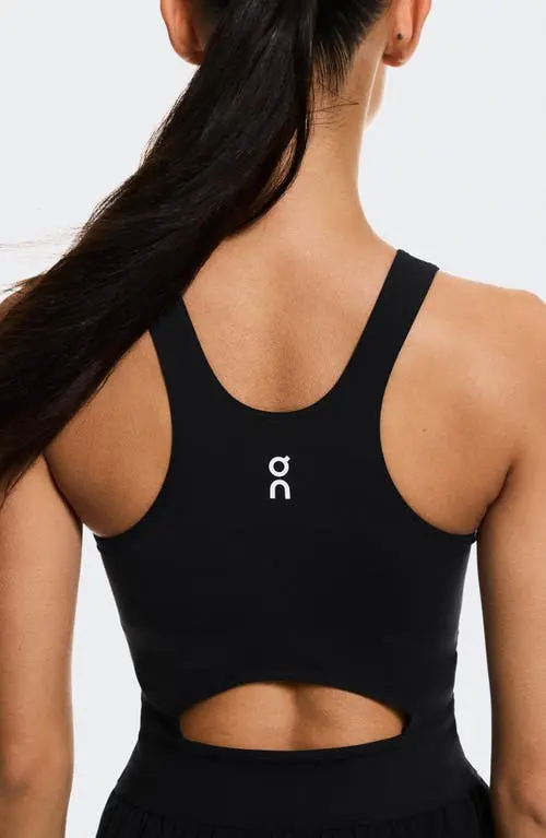 On Performance Dress With Side Slit - Black