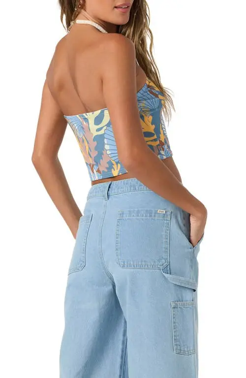 O'Neill Adeline Printed Strapless Tube Top