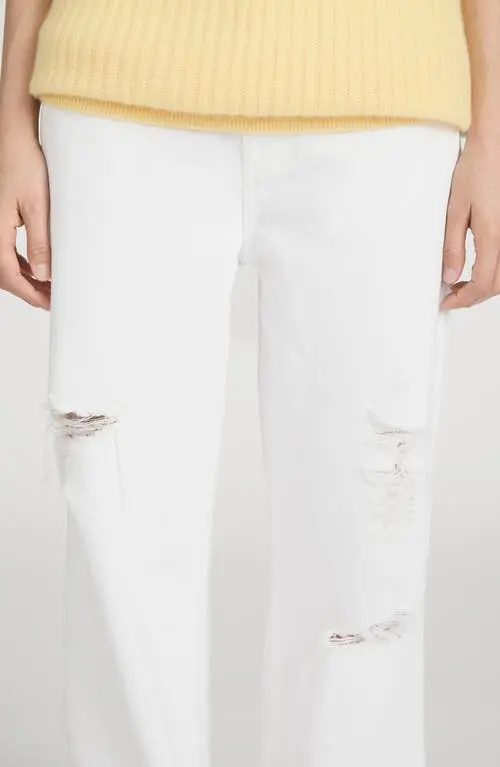 FRAME Pixie Loose Ripped Wide Leg Jeans