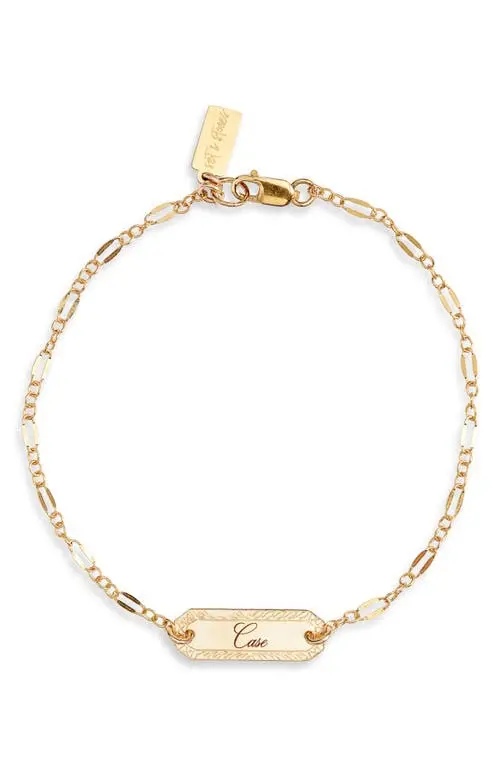 SET & STONES Cora Personalized Chain Bracelet - Gold