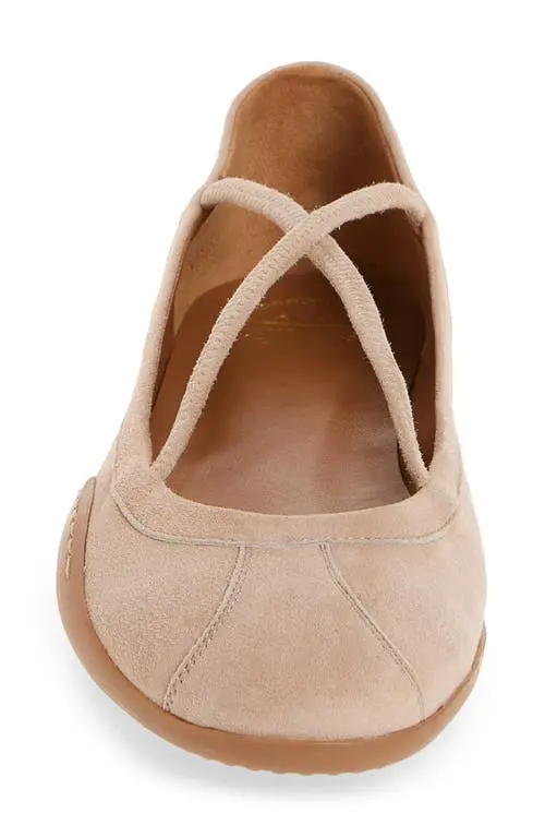 ATP ATELIER Sella Flat Suede Ballet Flats