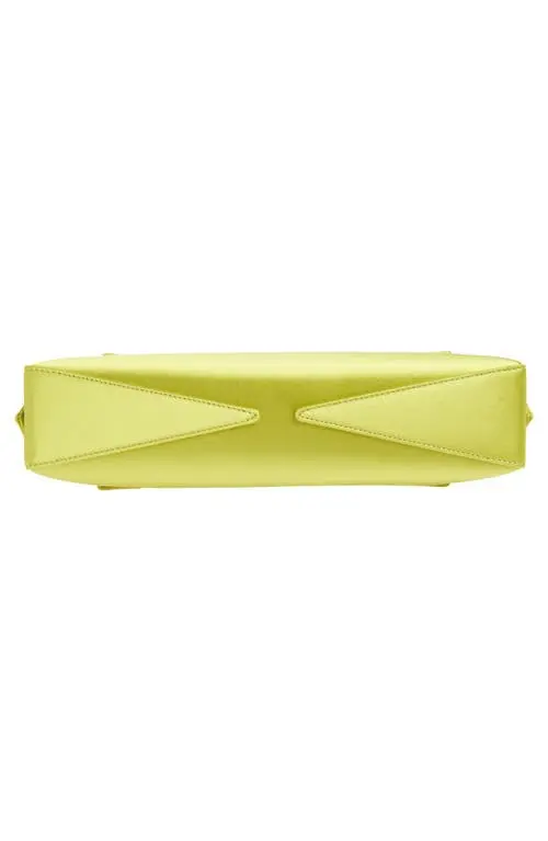 Alaïa Le Teckel Silk Top Handle Clutch - Lime