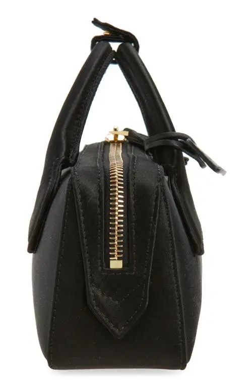 Alaïa Le Teckel Silk Top Handle Clutch - Noir
