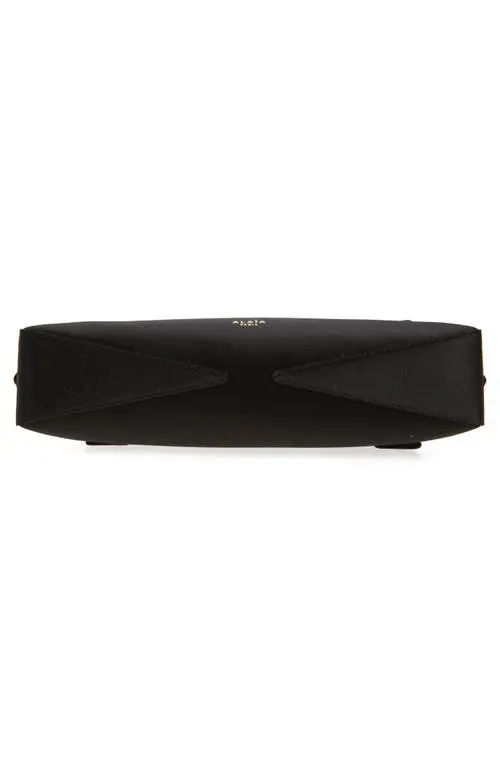 Alaïa Le Teckel Silk Top Handle Clutch - Noir