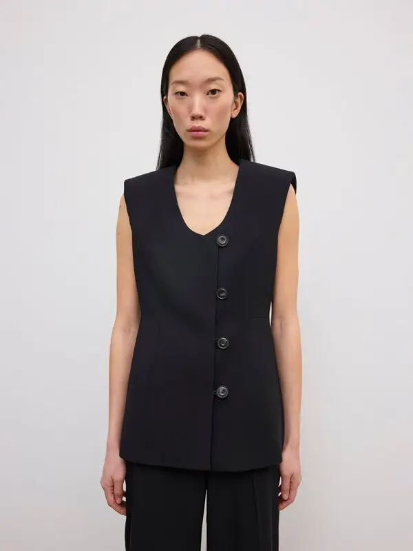 HOUSE OF DAGMAR Sleeveless Blazer