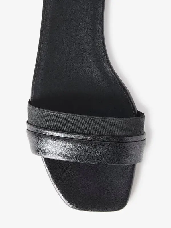 HOUSE OF DAGMAR Nappa Leather Slip-on Flat Sandals