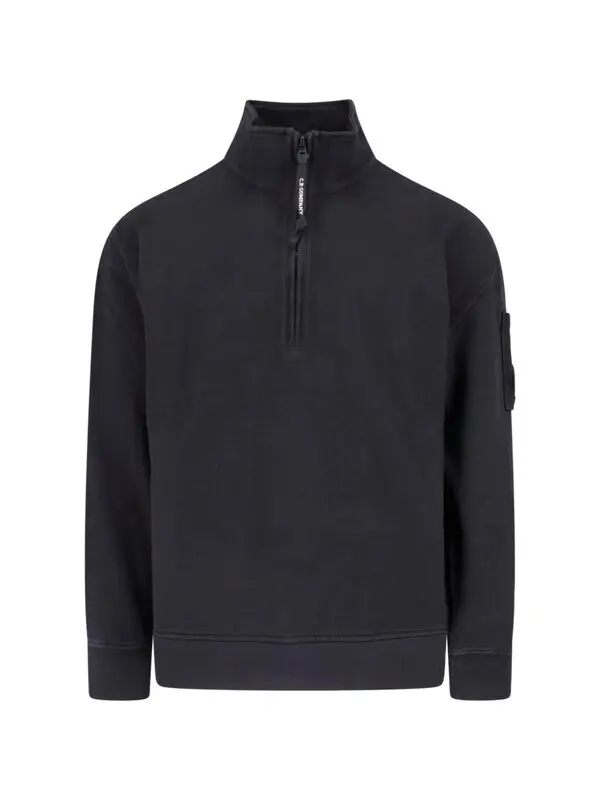 Polo Ralph Lauren Zip Logo Sweatshirt - Black